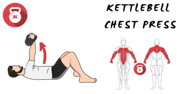 ᐈ PECHO - CHEST PRESS 【 C⓴ 】 » KETTLEBELLS RED